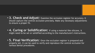 presentation about articulation, occlusion and malacclusion | PPTX