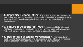 presentation about articulation, occlusion and malacclusion | PPTX