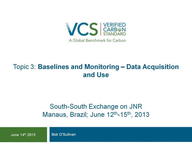 Topic 3 baselines and mrv | PDF
