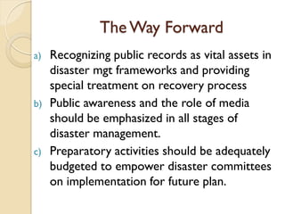 Records Security and Disaster Management | PDF