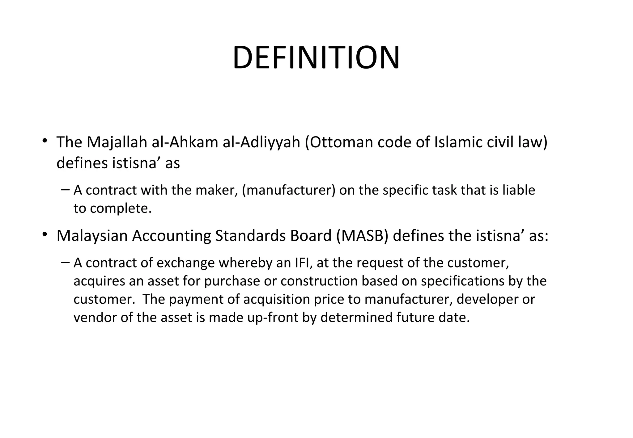 Topic 3 istisna | PPT