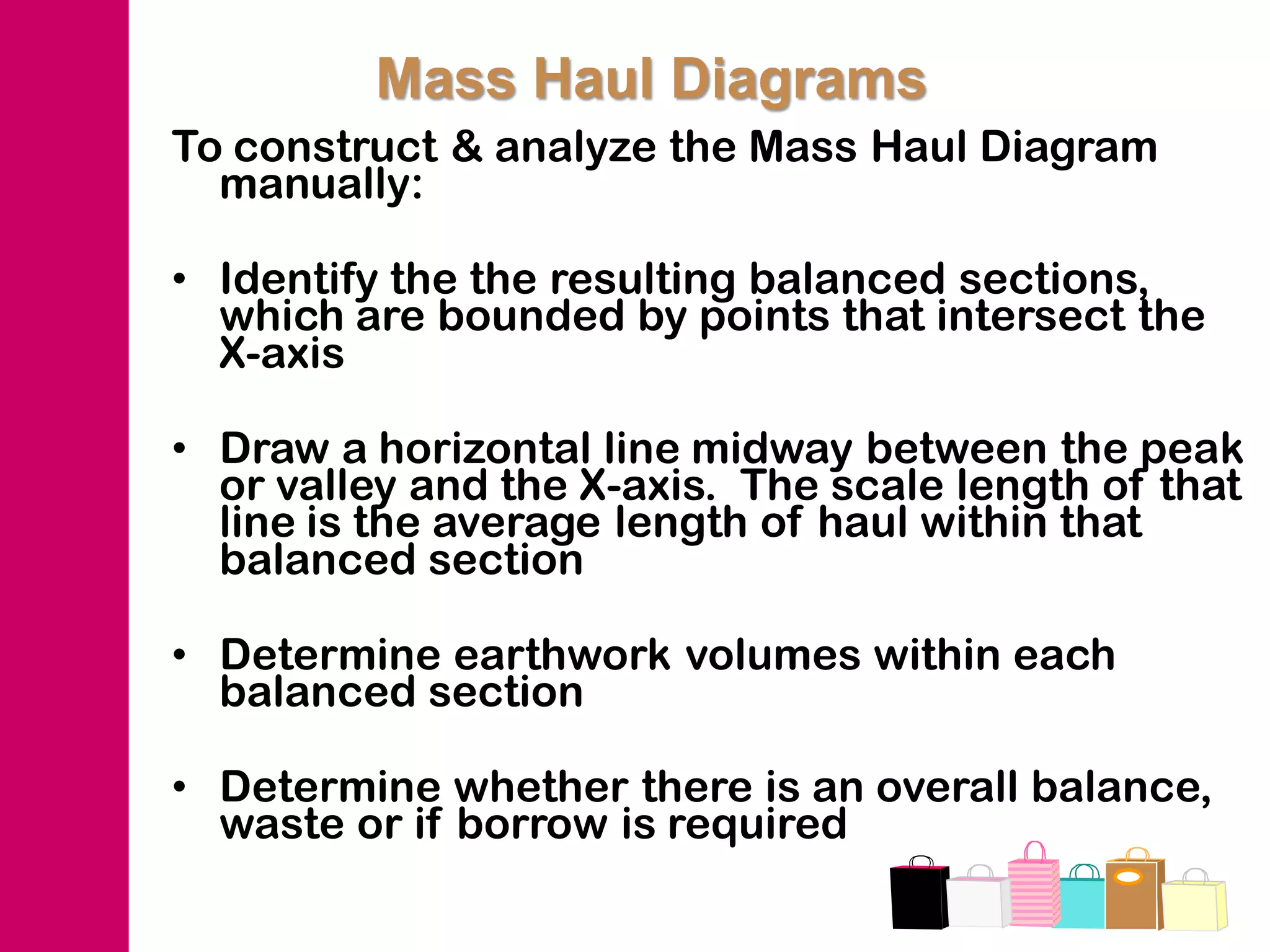 Topic 3 mass haul diagram | PDF
