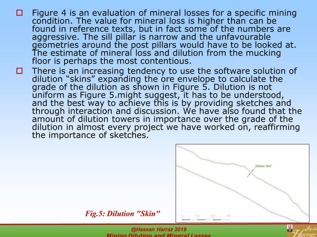 mining dilution and mineral losses | PDF | Geology | Science