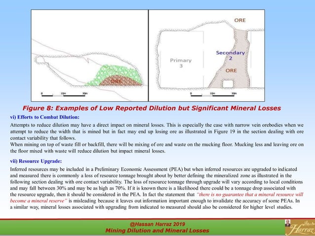 mining dilution and mineral losses | PDF | Geology | Science