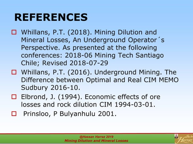 mining dilution and mineral losses | PDF | Geology | Science