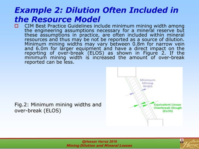 mining dilution and mineral losses | PDF | Geology | Science
