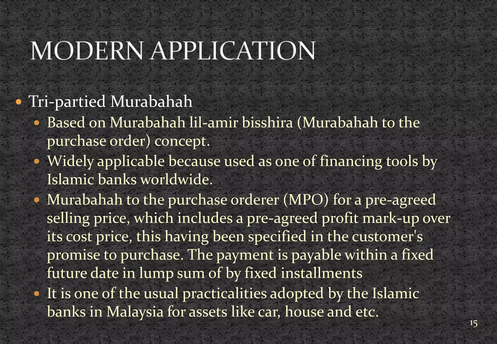 BA'I AL MURABAHAH | PPTX