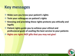 SCHS Topic 3: Patients Rights | PPTX