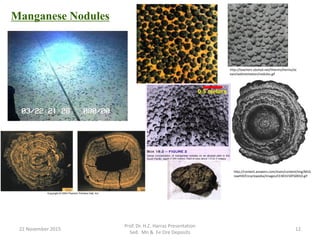 Sٍedimentary manganes and iron ore deposits | PDF