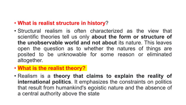 Topic 31 Realist Structure.pptx