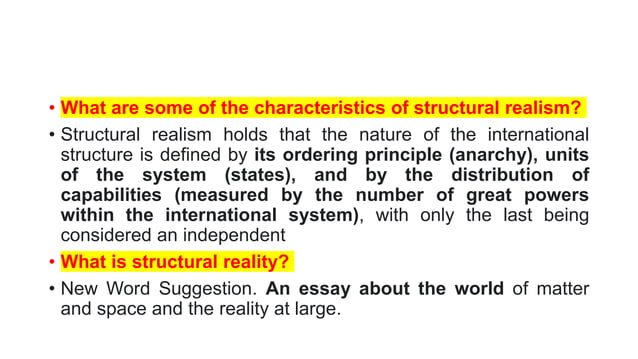 Topic 31 Realist Structure.pptx
