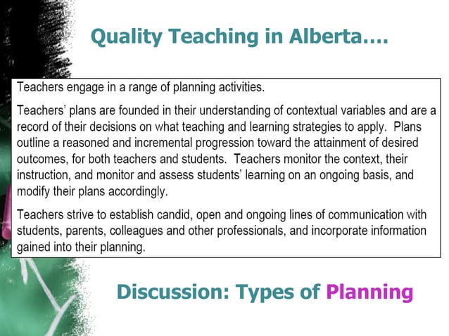 Topic 3a: The Art of Teaching - Planning | PPT
