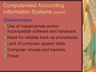 Topic 3 Accounting System And Control | PPTX
