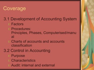 Topic 3 Accounting System And Control | PPTX