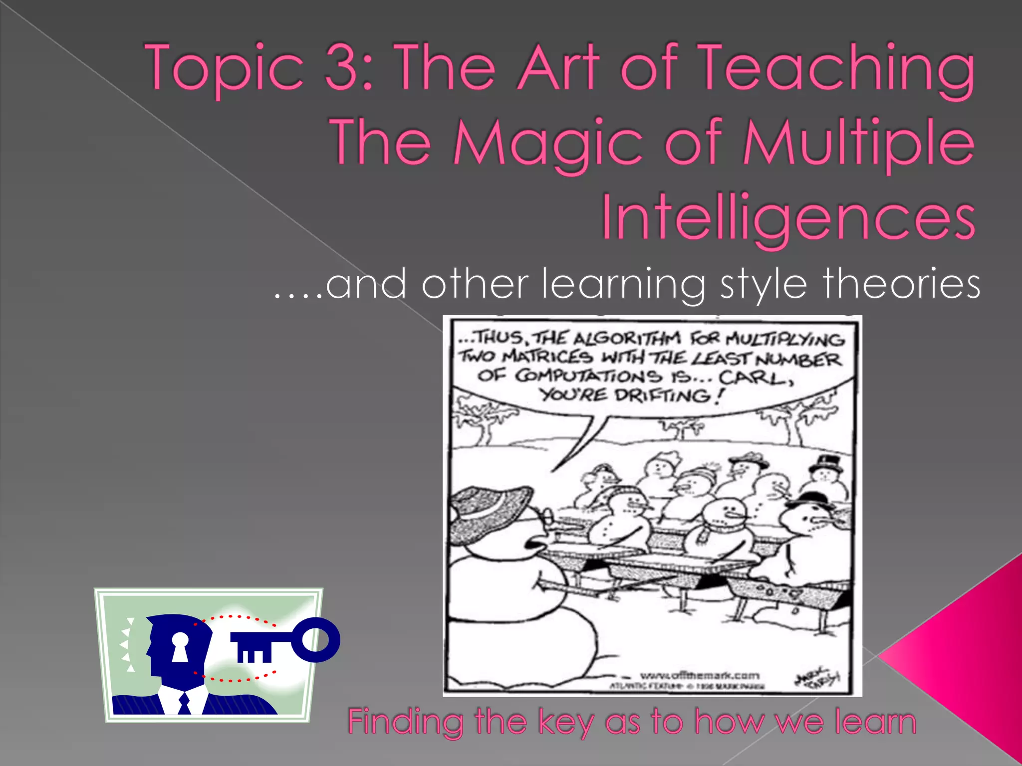 Topic 3b: Approaches to Learning | PPT