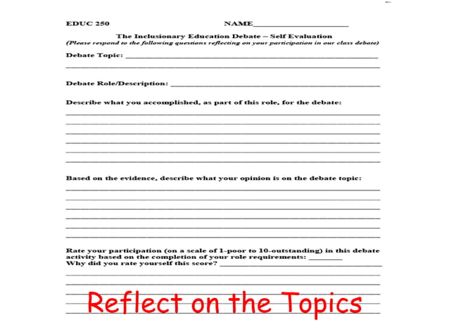 Topic 3b: Inclusive Education | PPT