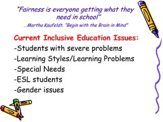 Topic 3b: Inclusive Education | PPT