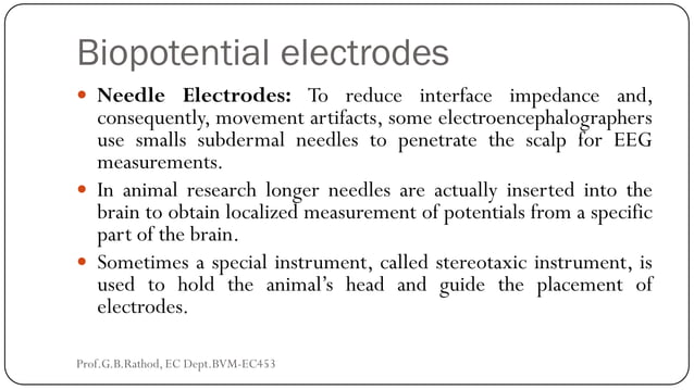 Topic-3 : Basic transducer principles & Electrodes | PDF