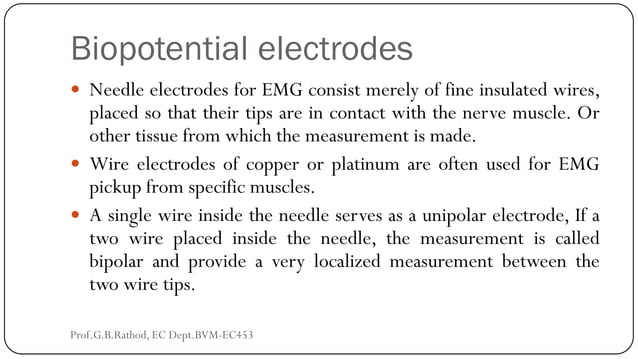 Topic-3 : Basic transducer principles & Electrodes | PDF