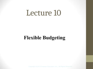 topic3b Flexble Budgeting- comprehensive | PPT
