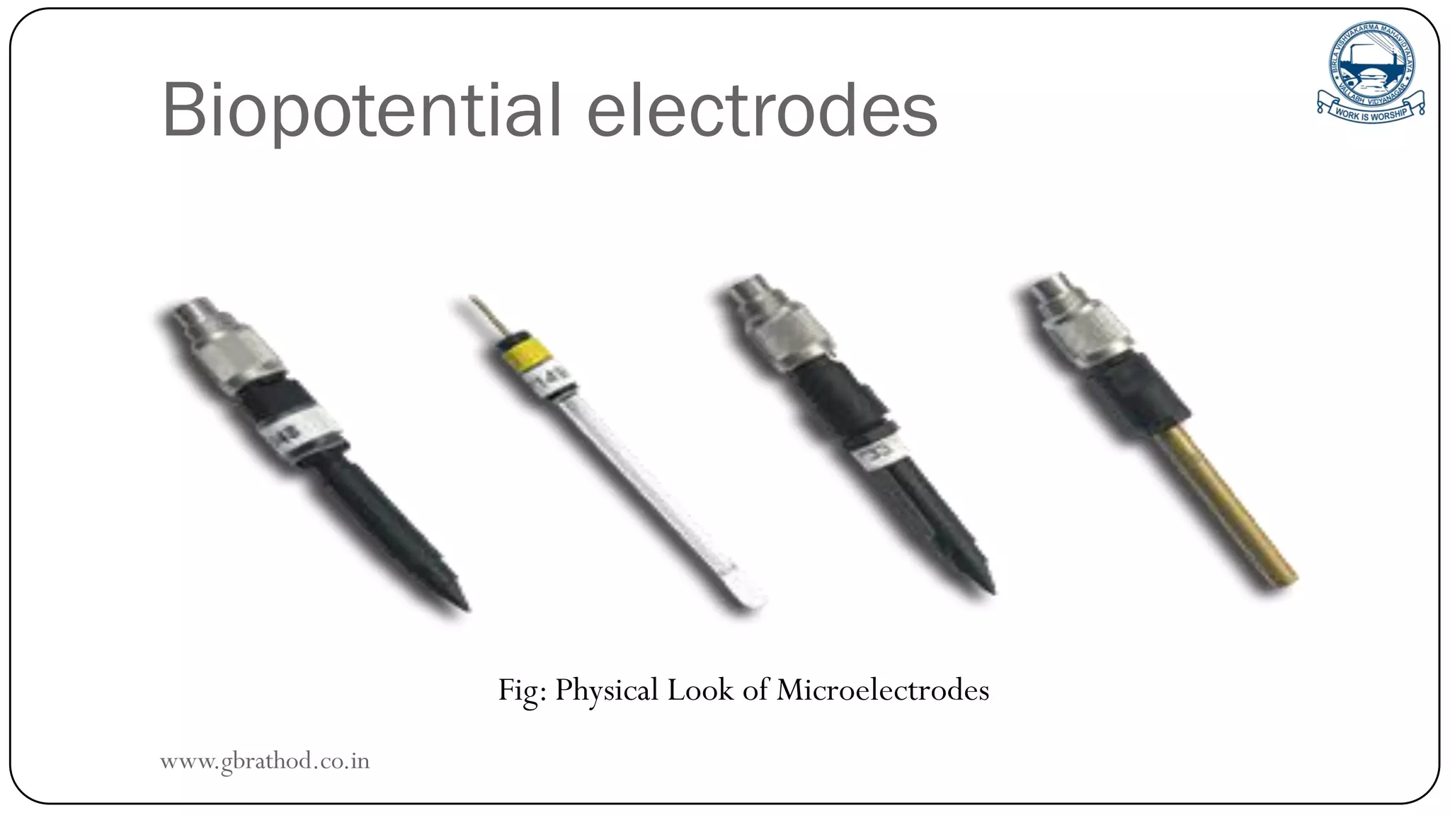 Topic 3 Bioelectrodes-sensors-transducers | PPT