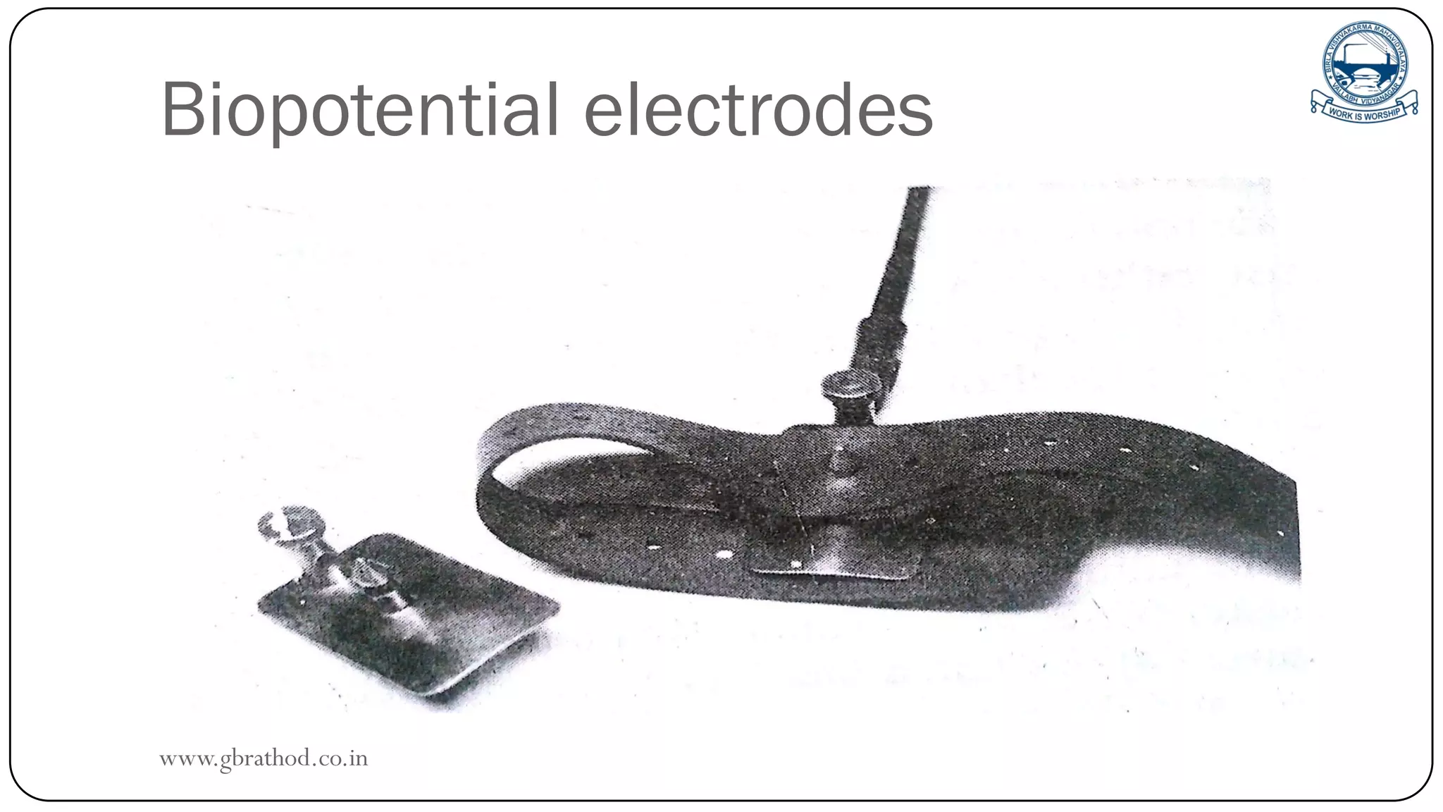 Topic 3 Bioelectrodes-sensors-transducers | PPT