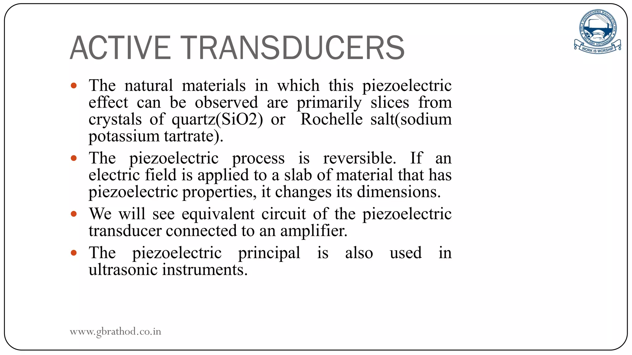 Topic 3 Bioelectrodes-sensors-transducers | PPT