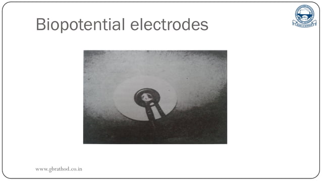 Topic 3 Bioelectrodes-sensors-transducers | PPT