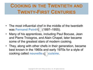 2015 DHK 2552 Topic 3 Culinary History (theory) | PPT