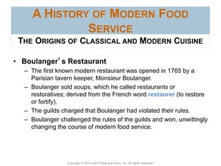2015 DHK 2552 Topic 3 Culinary History (theory) | PPT