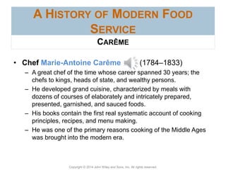 2015 DHK 2552 Topic 3 Culinary History (theory) | PPT