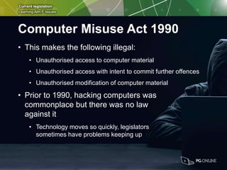 Topic 3 Current Legislation.pptx