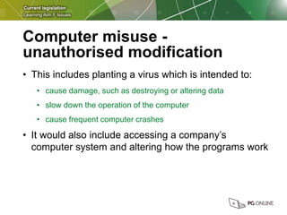 Topic 3 Current Legislation.pptx