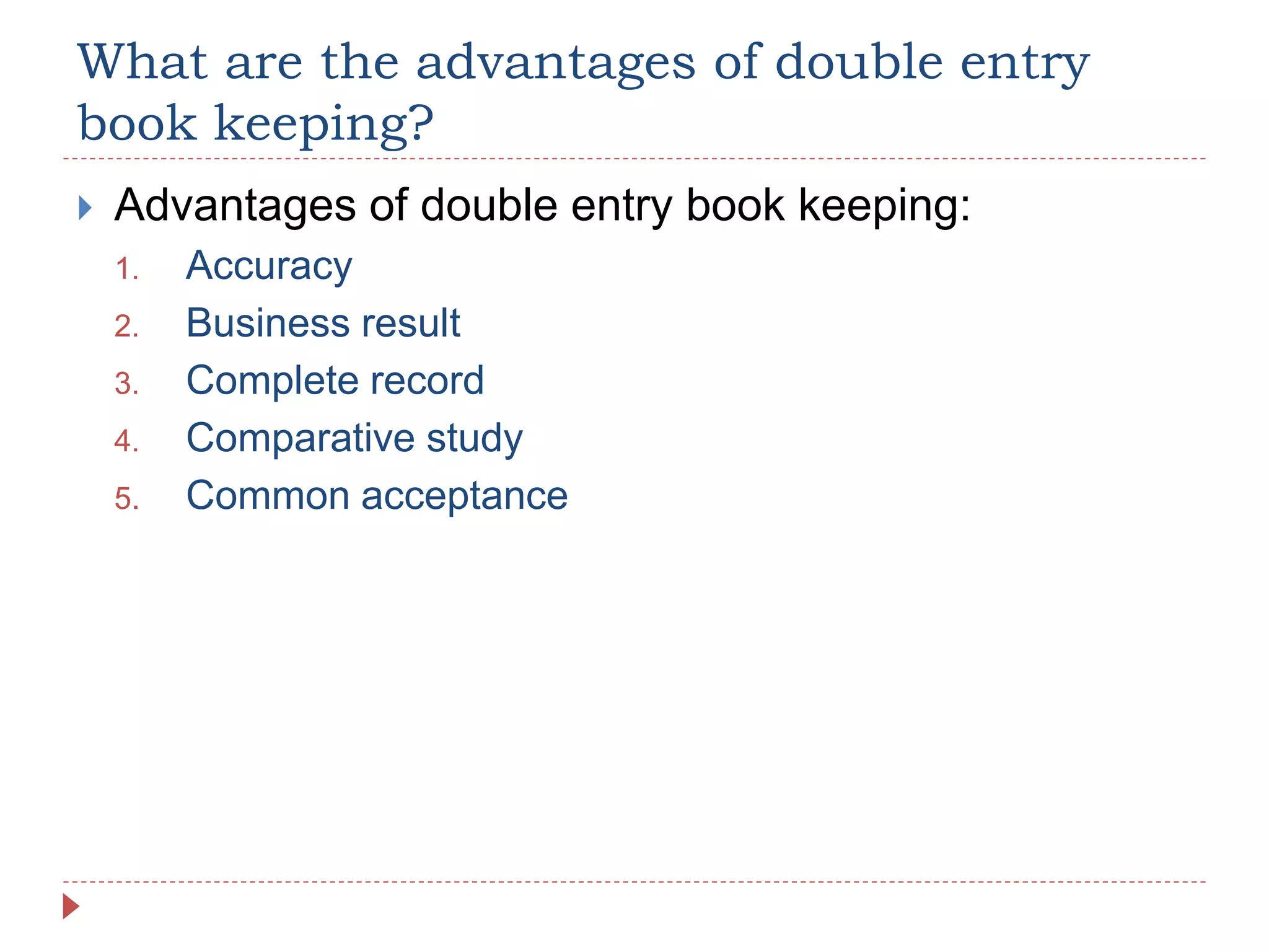 Topic 3 Double entry book keeping | PPTX