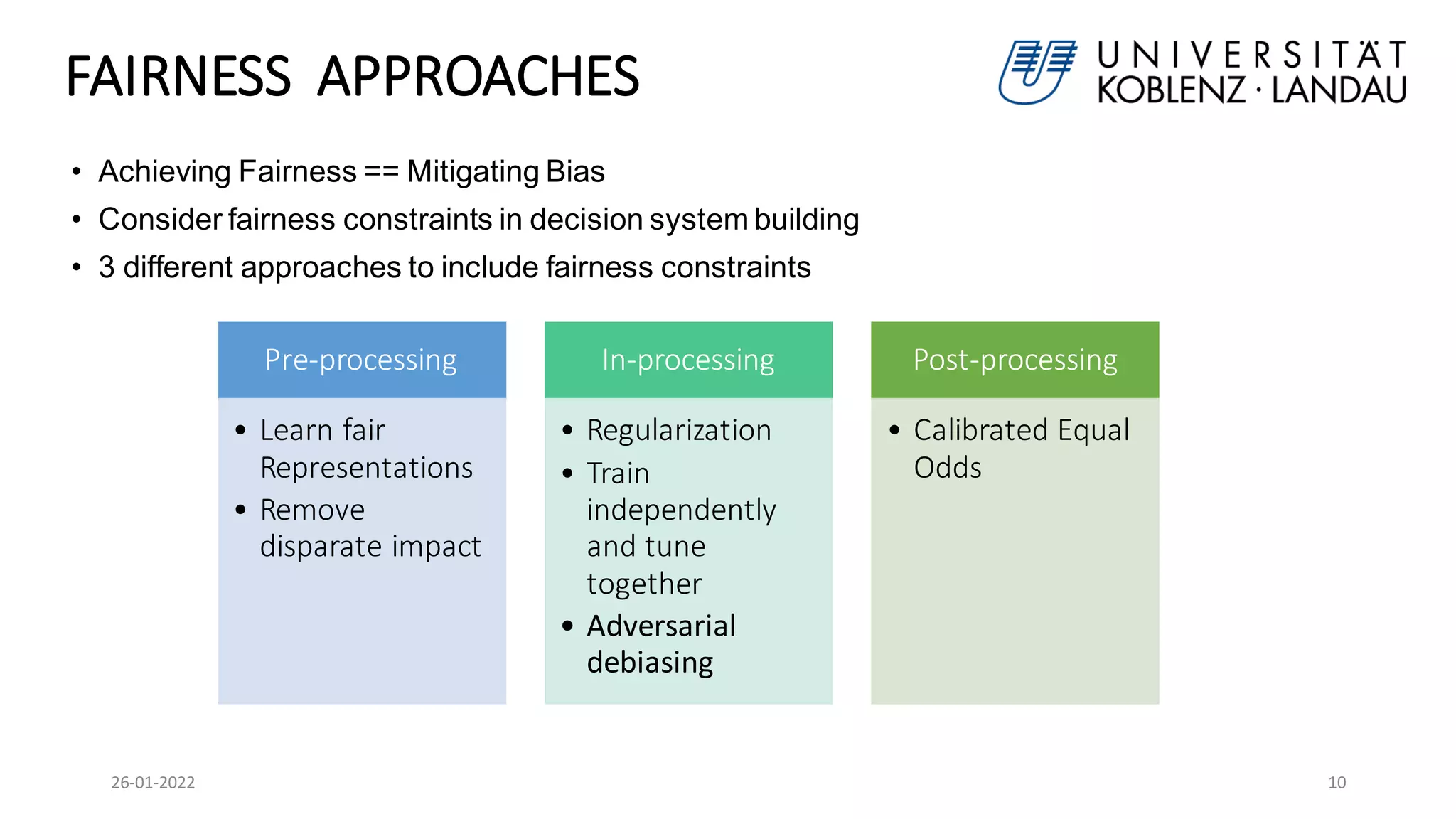 Fairness in Automated Decision Systems | PDF
