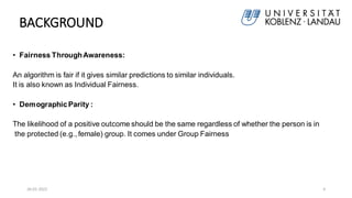 Fairness in Automated Decision Systems | PPT