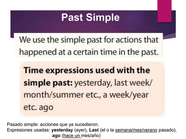 PAST SIMPLE | PPT