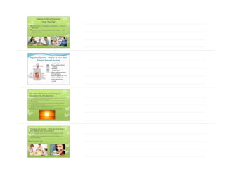 Topic 3 holistic approach to eating presentation handout | PDF