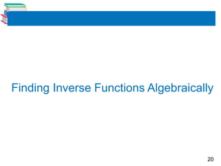 Topic 3 Inverse of function, steps to find inverse and properties of inverse | PPT