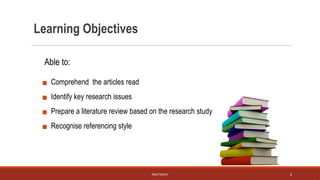 TOPIC 3 LITERATURE REVIEW.pptx for education | PPT