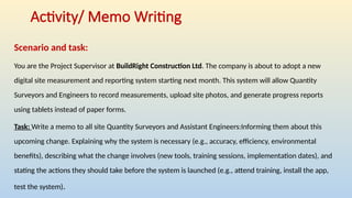 Topic 3 ( Memo and Report WritingAND TEAM | PPTX
