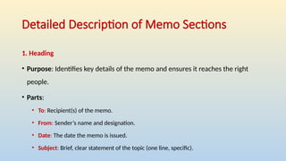 Topic 3 ( Memo and Report WritingAND TEAM | PPTX