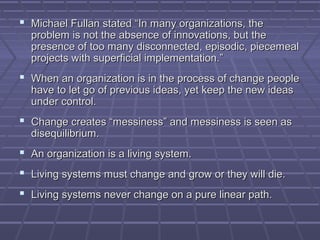 Topic 3 moral purpose and change fullan | PPT