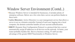 Topic #3 of outline Server Environment.pptx | Web Hosting | Internet