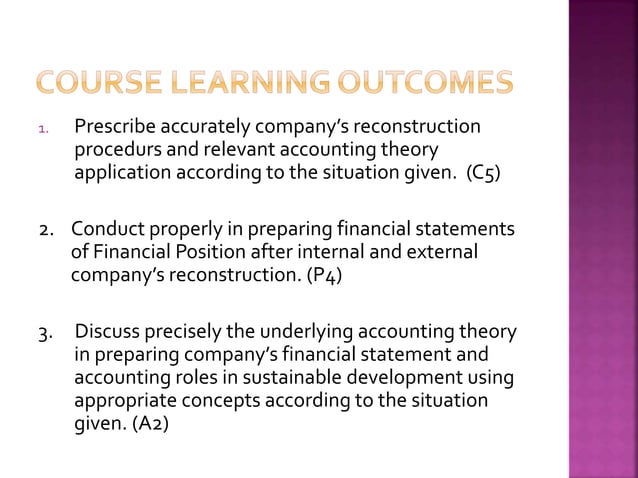 CHANGES IN COMPANY CAPITAL STRUCTURE & RESTRUCTURING | PPT