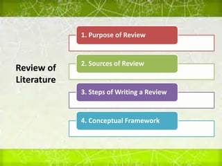 TSLB3143 Topic 3 Review of Literature | PPTX