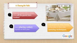 Topic 3 service sequence | PPTX