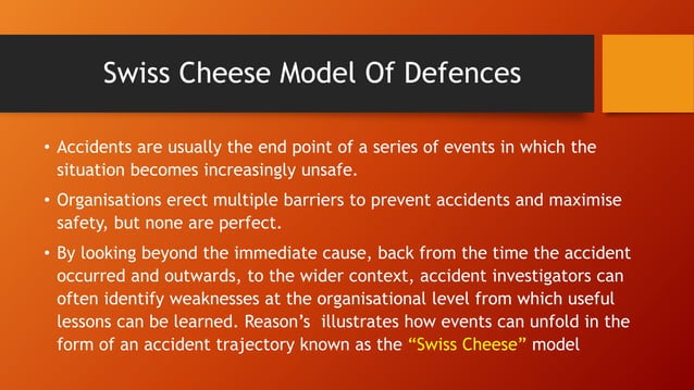 Topic 3 swiss cheese model | PPTX | Business | Business and Finance