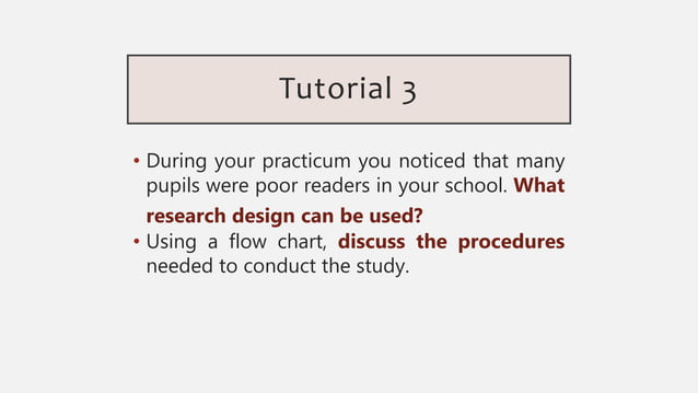 Procedures in Educational Research | PPT