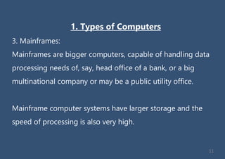 Fundamental of computer Types of Computers.pptx